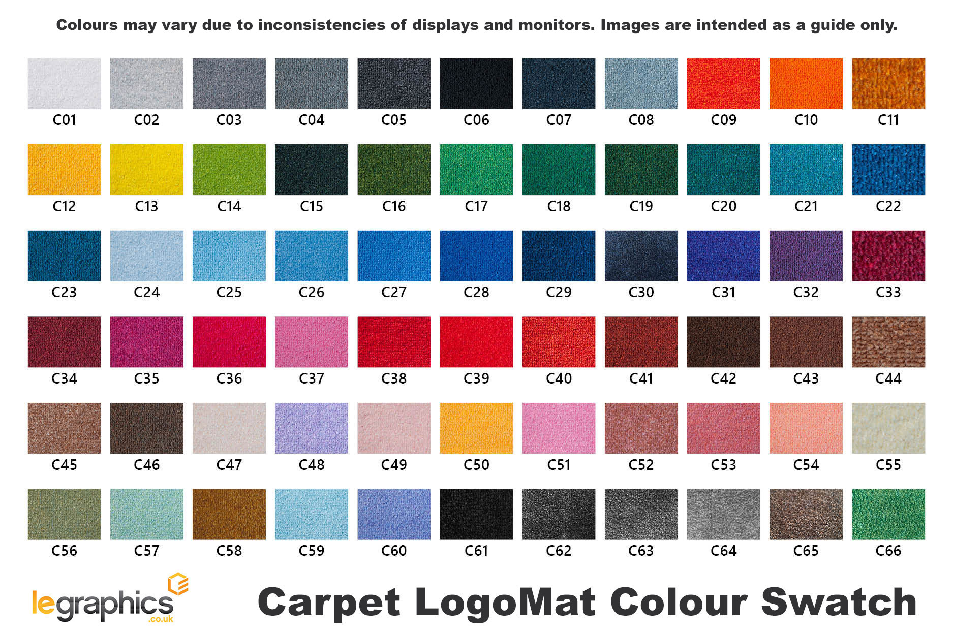 Custom Printed Carpet Logo Mats - LE Graphics