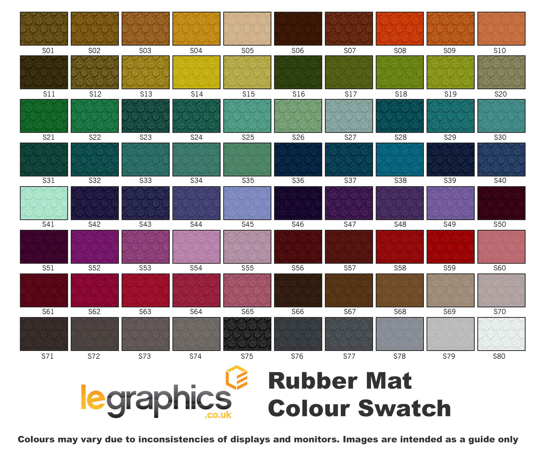 LE Graphics | Rubber Branded Mats